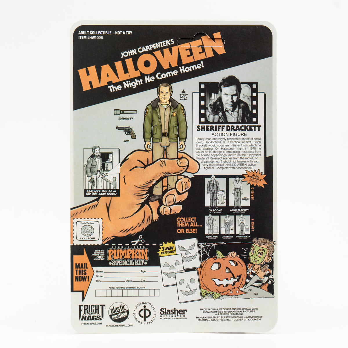 HALLOWEEN "Sheriff Brackett" Action Figure – Plastic Meatball