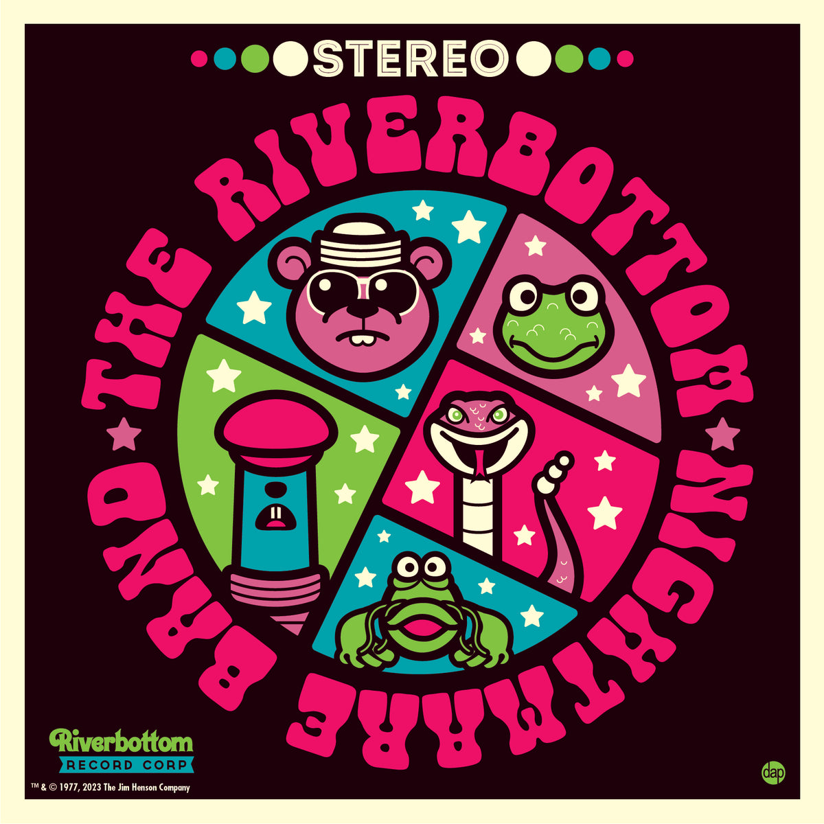 Emmet Otter "Riverbottom Nightmare Band" Album Cover Screen Print by D ...