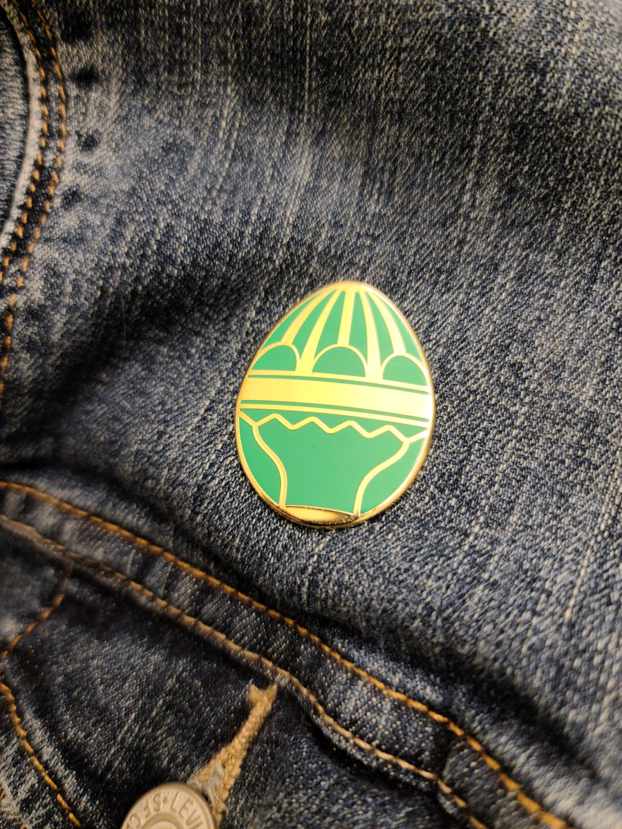 Flash Gordon™ "Egg" Enamel Pin – Plastic Meatball