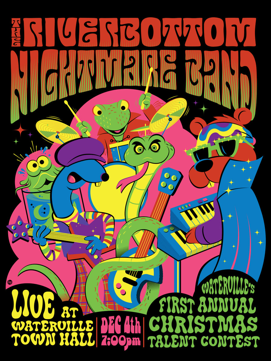 Riverbottom Nightmare Band Concert T-Shirt by Dave Perillo – Plastic ...
